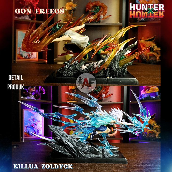 Jual Action Figure Hunter X Hunter Gon Freecs Killua Zoldyck Pg Studio Design Hxh Battle Version ...
