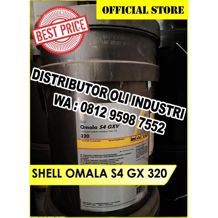 Jual Oli !! Shell Omala S4 Gx / Gxv 320 ( Gear Oil Pao - 5 Liter ...