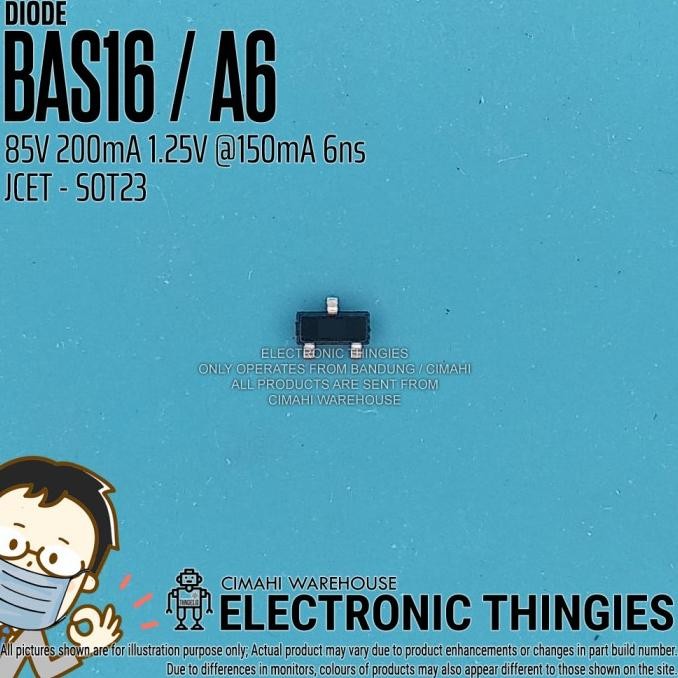 Jual Diskon (20) BAS16 SOT23 JCET A6 DIODE SMD DIODA thingie43 Diminati Banget | Shopee Indonesia