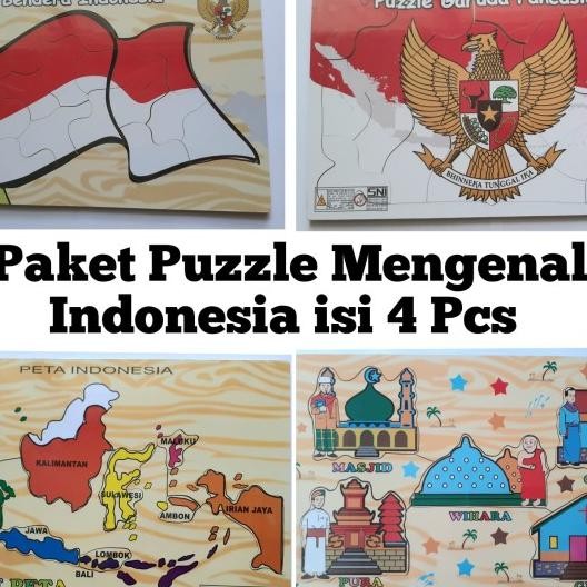 Jual Paket Puzzle Garuda Pancasila Peta Bendera Rumah Ibadah Indonesia ...