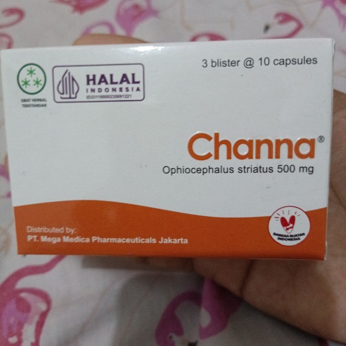 Jual Kapsul Channa Striata, Chana Kapsul Ikan Gabus 1 Box 30 Kapsul ...