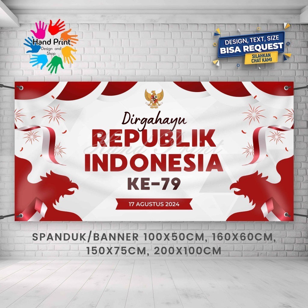 Jual Cetak Spanduk Banner 17 Agustus Hari Kemerdekaan Perayaan MMT ...