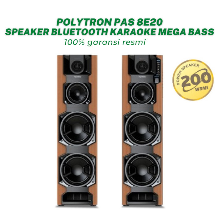 Jual speaker aktif polytron pas 8e20 speaker bluetooth karaoke super ...