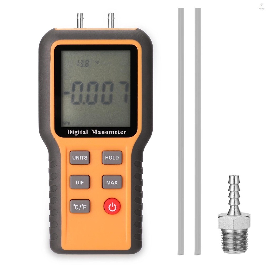Jual F&L Manometer Digital Layar LCD ℃ ℉ Dapat Diganti 12 Unit Tekanan ...