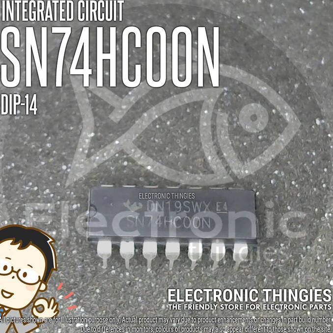 Jual Diskon (3) 74HC00 DIP 14 SN74HC00N IC HC00 QUAD 2-INPUT NAND GATE ...