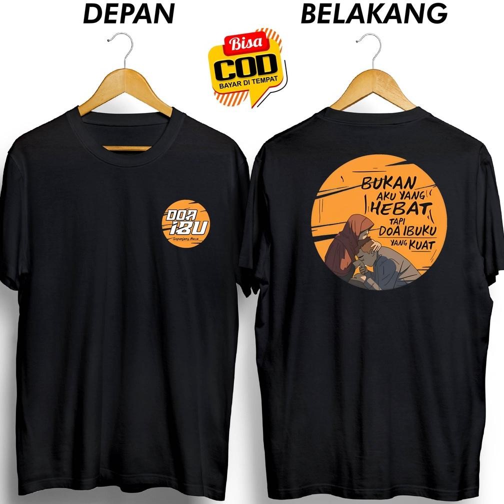 Jual Limited Kaos Doa Ibu Bulat Oren Bukan Aku Yang Hebat Tapi Doa ...