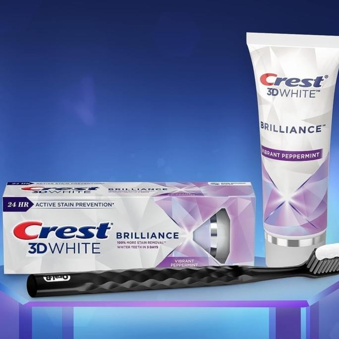 Jual Crest 3D White Brilliance Toothpaste Advanced Whitening Stain Protecti _ Original | Shopee ...