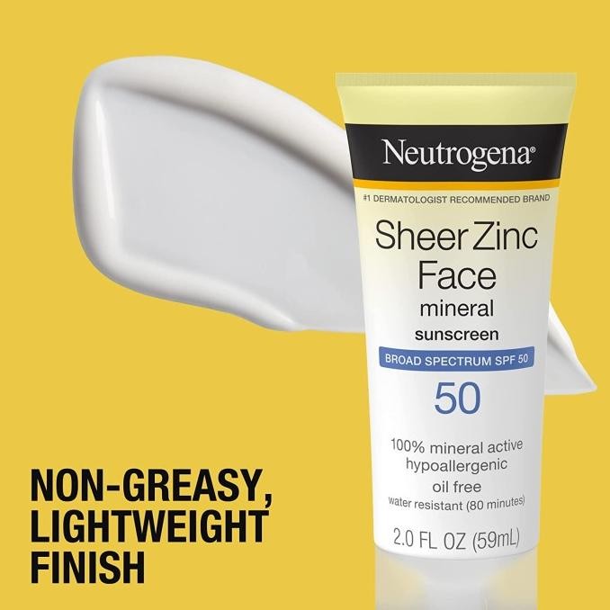 Jual Neutrogena Sensitive Skin Mineral Sunscreen SPF 60 Body SPF 50 ...