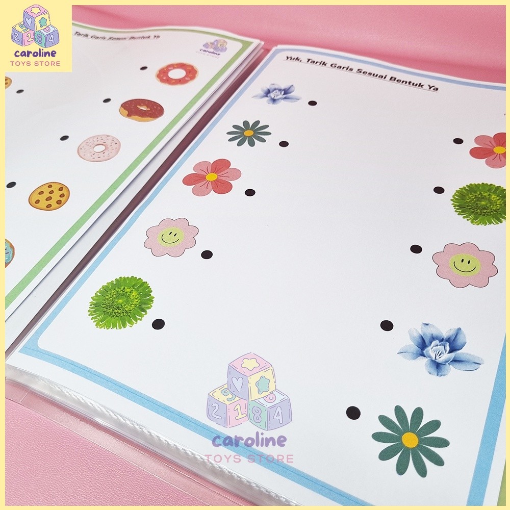 Jual Buku Aktivitas Pertamaku Worksheet Anak Pra TK 2 3 4 Tahun Paud ...