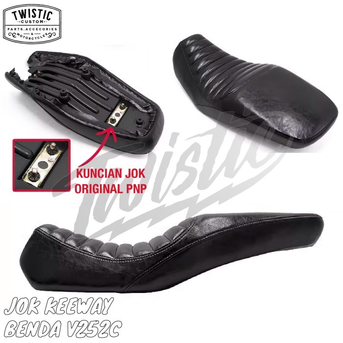 Jual Populer Jok Two Up Seat Motor Keeway Benda V252C V 252 C Wajik ...