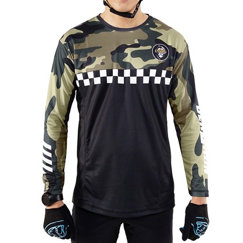 Jual Jerjhon Jersey Olahraga Sepeda Lengan Panjang Unisex - MTB Army ...