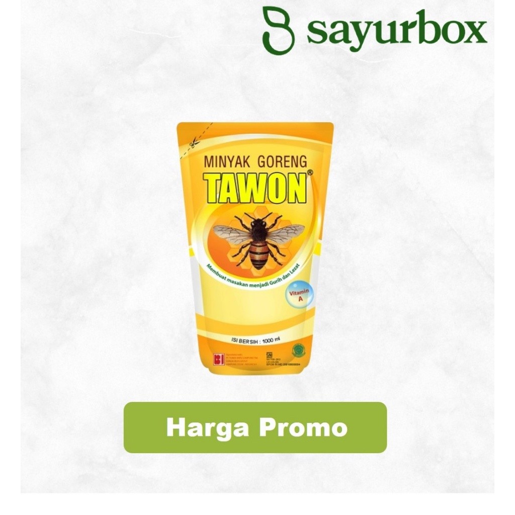 Jual Minyak Goreng Tawon Pouch Harga Promo 1 liter Sayurbox | Shopee ...