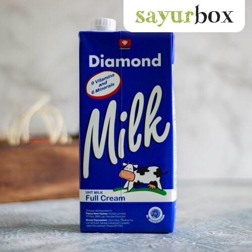 Jual Diamond Susu UHT Full Cream 1 liter Sayurbox | Shopee Indonesia