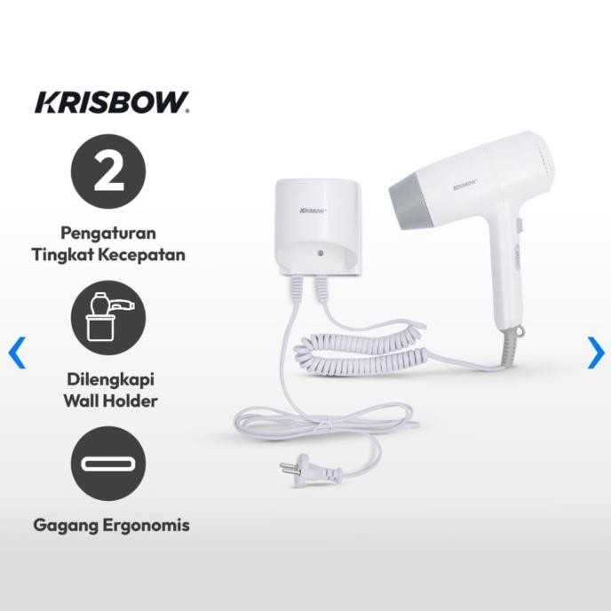 Jual TERMURAH - krisbow hair dryer Blower Pengering Rambut | Shopee ...