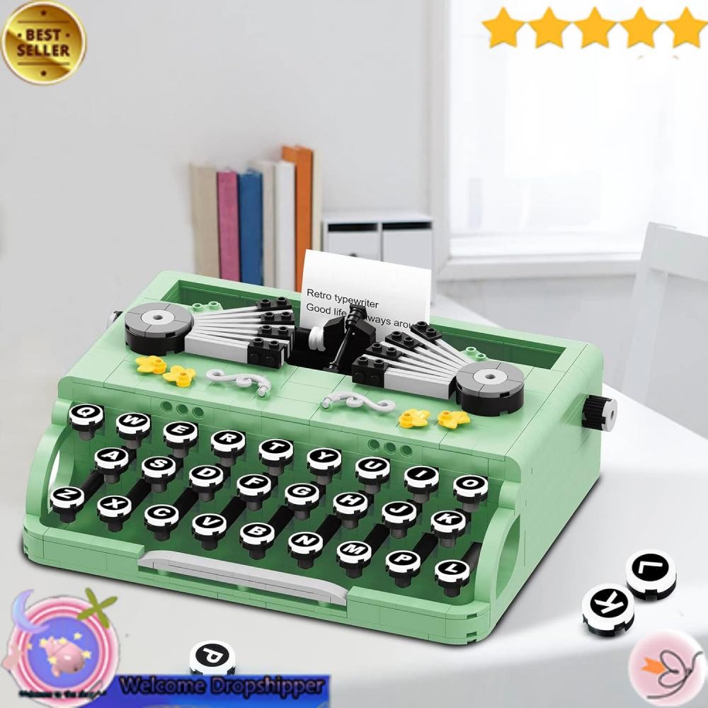 Jual Yourfavproduct Zhe Gao Mainan Balok Susun Mesin Tik Typewriter 918 ...