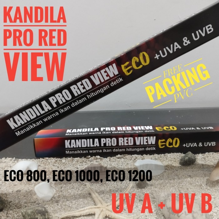 Jual Kandila Pro Red View Eco Uva Uvb Lampu Led Celup T4 80 100 120 Cm ...