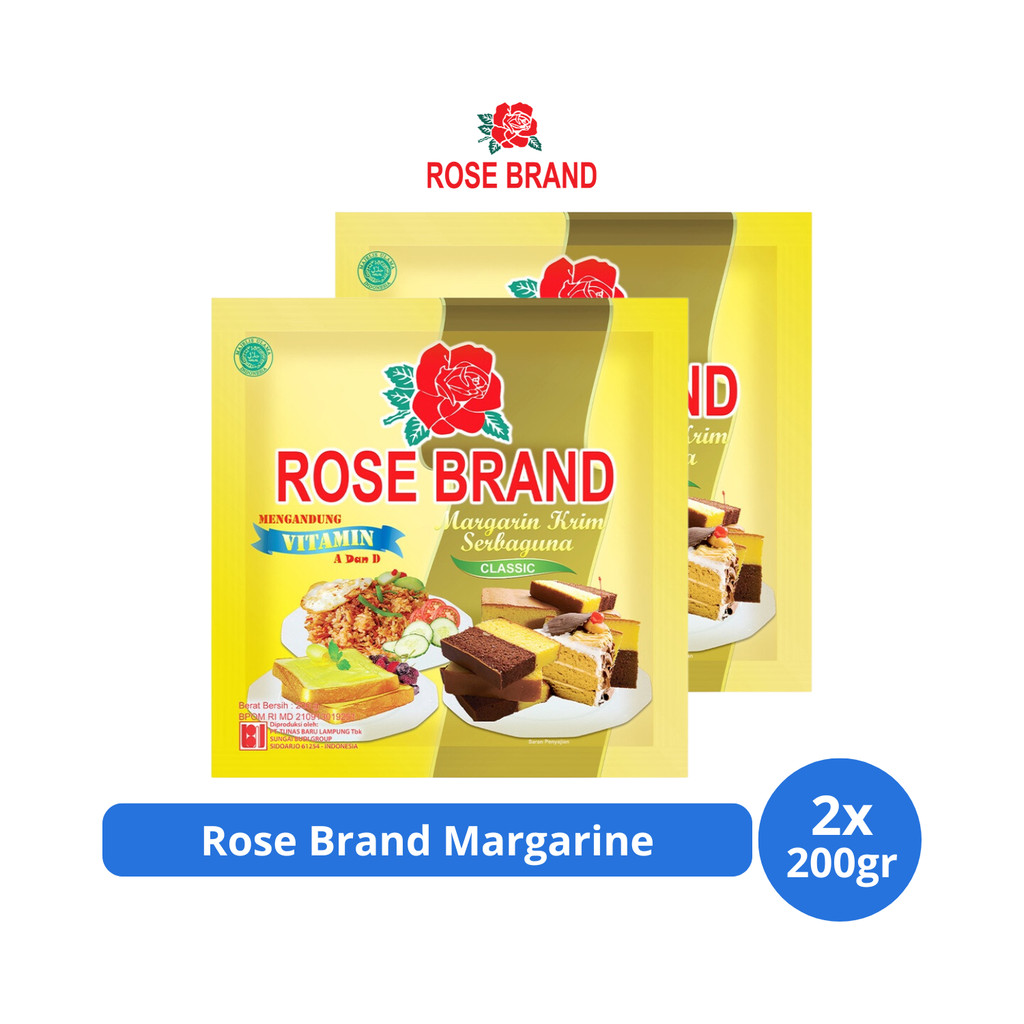 Jual Rose Brand Margarine 200gr x 2 pcs | Shopee Indonesia