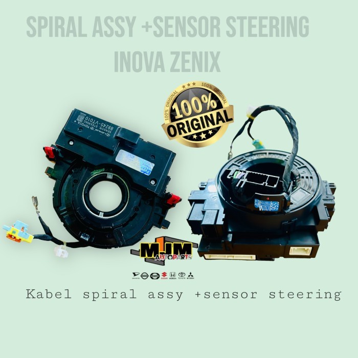 Jual Kabel spiral assy+sensor steering toyota original 100% inova zenix ...