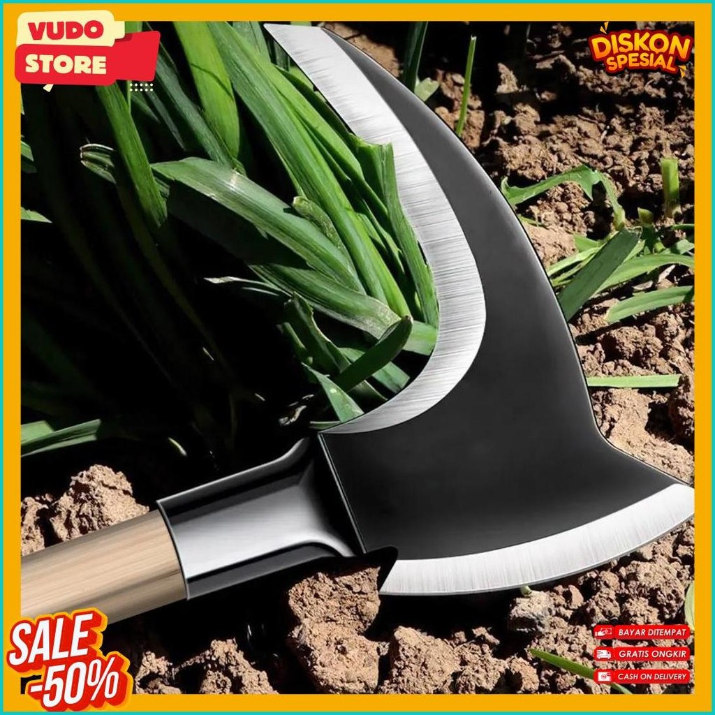 Jual Allefix Pemangkas Sabit Kapak Ganda Pemangkas Rumput Multifungsi ...