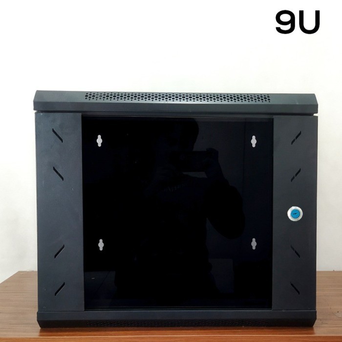 Jual Special Price Wallmount Rack Server 9U, Rak Server Ukuran 9U Single Glass Door | Shopee ...