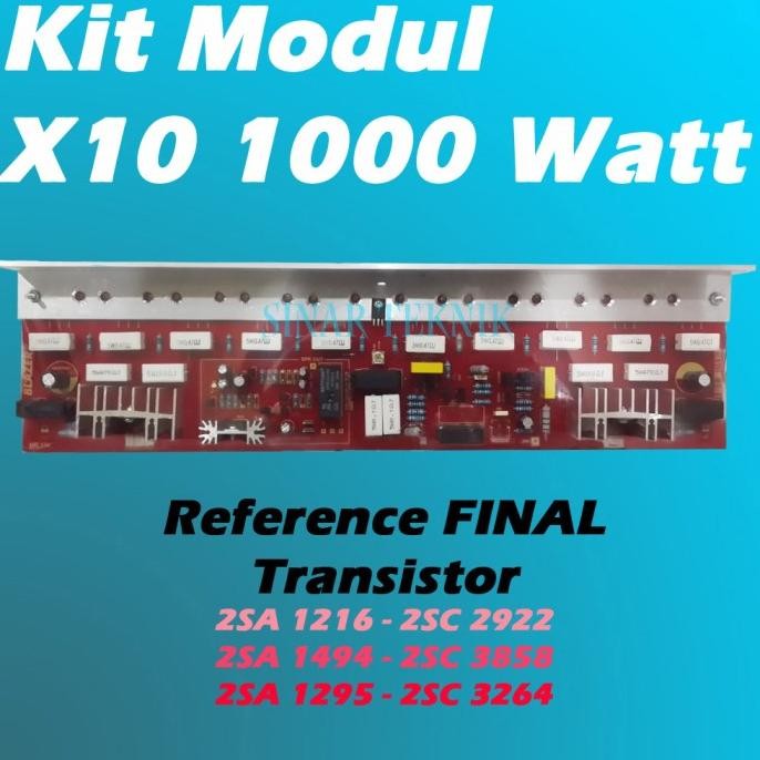 Jual Kit Modul X10 ( Power Amplifier Mono Block 1000 Watt ) | Shopee ...