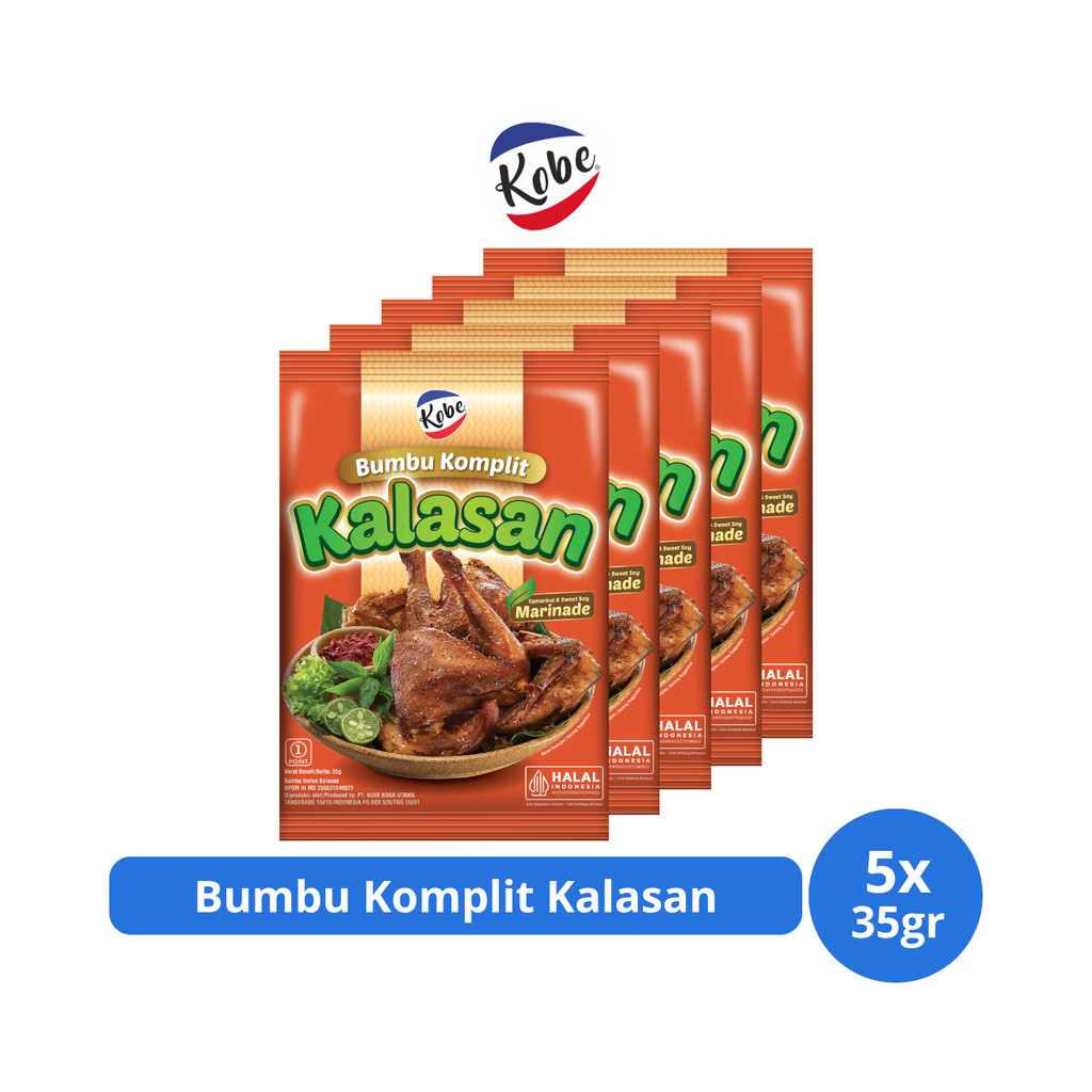 Jual Kobe Bumbu Komplit Kalasan 35gr x 5 pcs | Shopee Indonesia