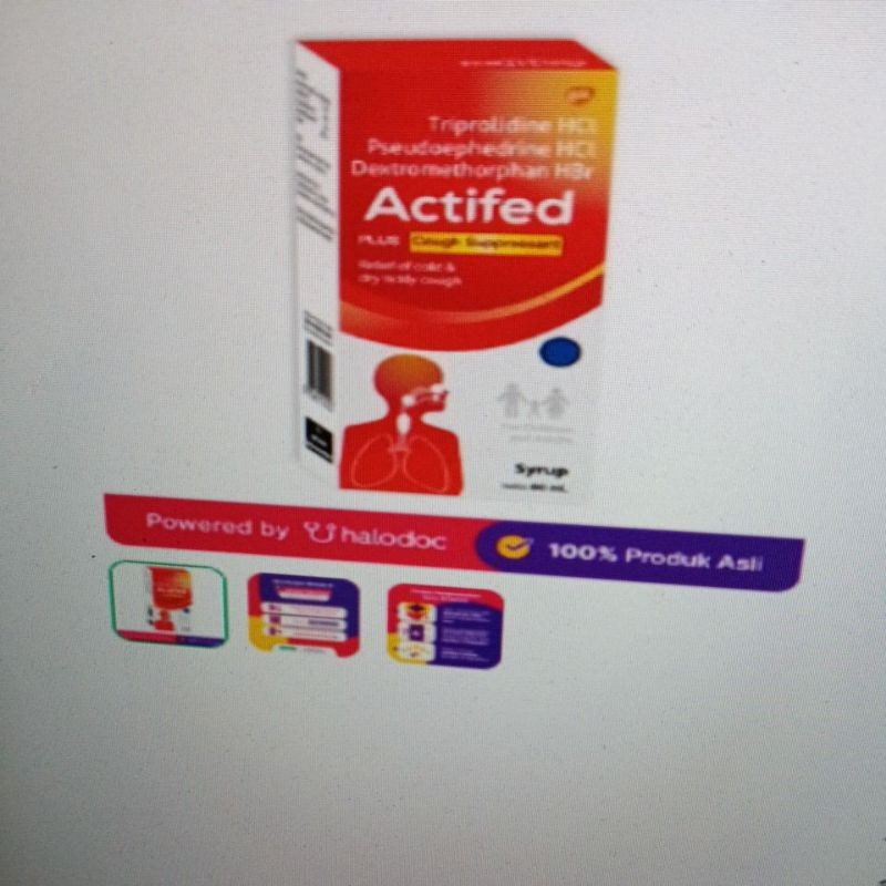 Jual Actifed Plus Cough supressant sirup 60 mL | Shopee Indonesia