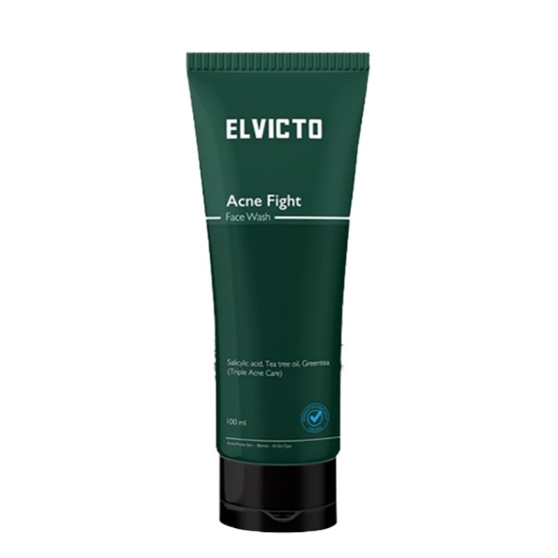 Jual ELVICTO Acne Face Wash 100 ml | Shopee Indonesia