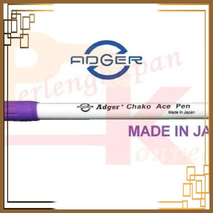 Jual [PGK] A90-V SPIDOL PENANDA KAIN ERASABLE FABRIC MARKER ADGER CHAKO ...