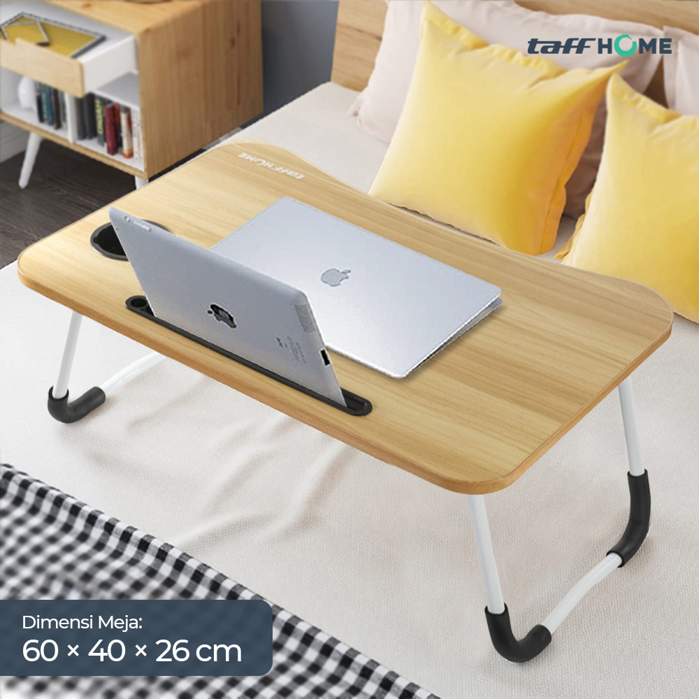 Jual Meja Laptop Lipat Foldable Notebook Desk Table - Z22 - Coklat ...