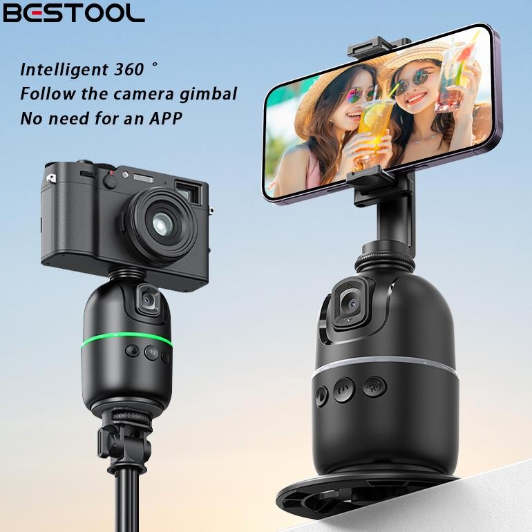 Jual Original Bestool Gimbal Handphone Auto Face Tracking Stabilizer 360 With Gesture Control ...