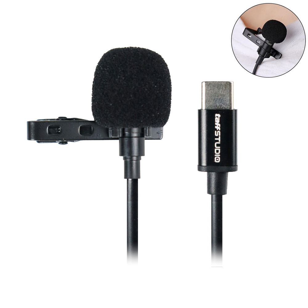 Jual Microphone Clip-on USB Type C for Smartphone - JH-042 - Hitam ...