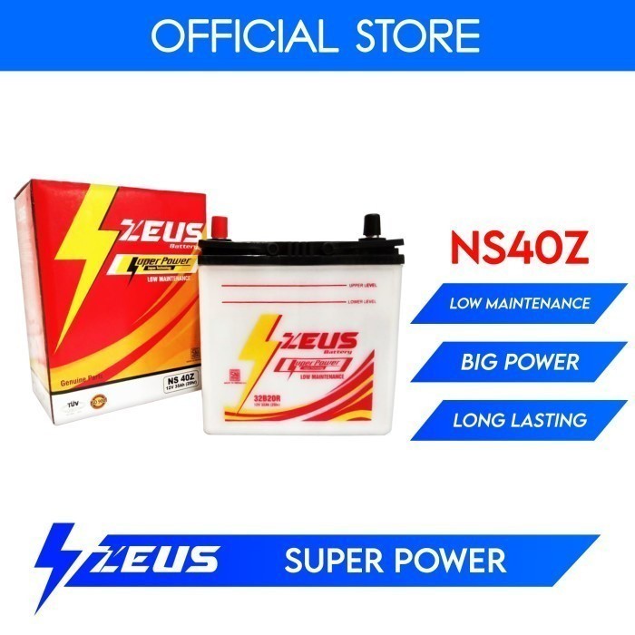 Jual Aki Toyota Starlet 1000/1300 Zeus NS40Z 36B20R Accu Basah | Shopee Indonesia