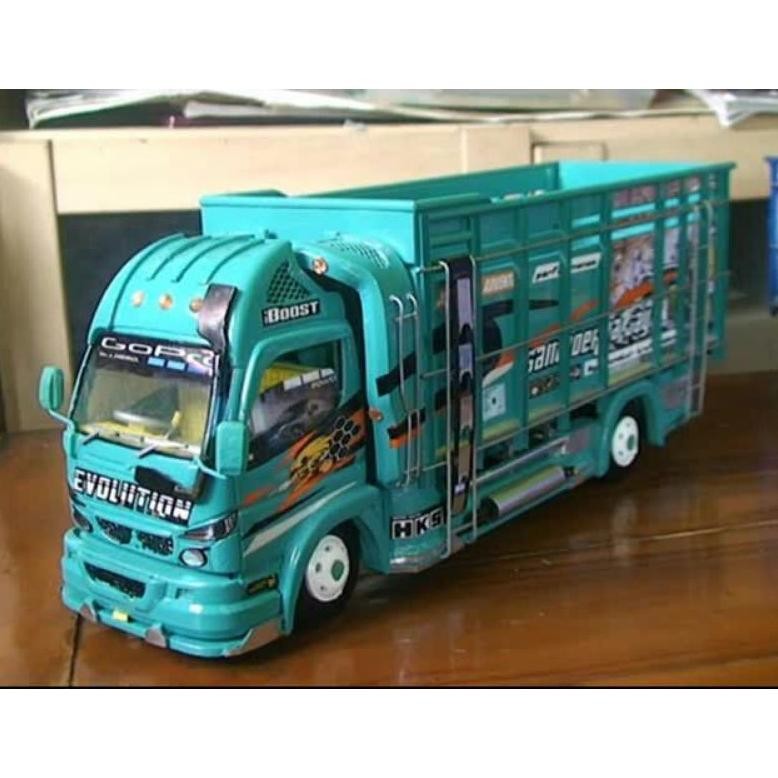 Jual Miniatur Truk Oleng Kayu Asli Mainan Anak-Anak Kekinian Truk Oleng ...