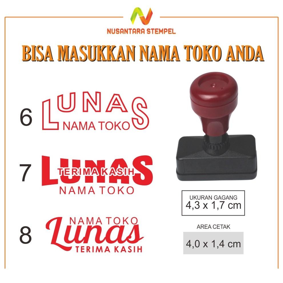 Jual To94 Stempel Flash Lunas Stampel Nota Cap Toko Stamp Flash Warna Otomatis Toko Perusahaan ...