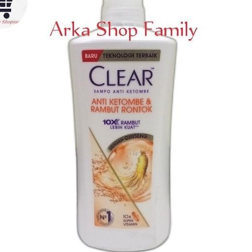 Jual Clear Shampoo Anti Ketombe & Rambut Rontok 660Ml Dengan Gingseng Anti Dandruff & Hair Fall ...