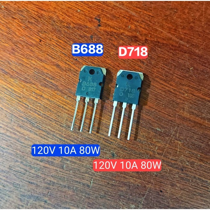 Jual ,,,,,,,] Tr Transistor B688 D718 / B 668 D 718 (Pilih Salah Satu ...