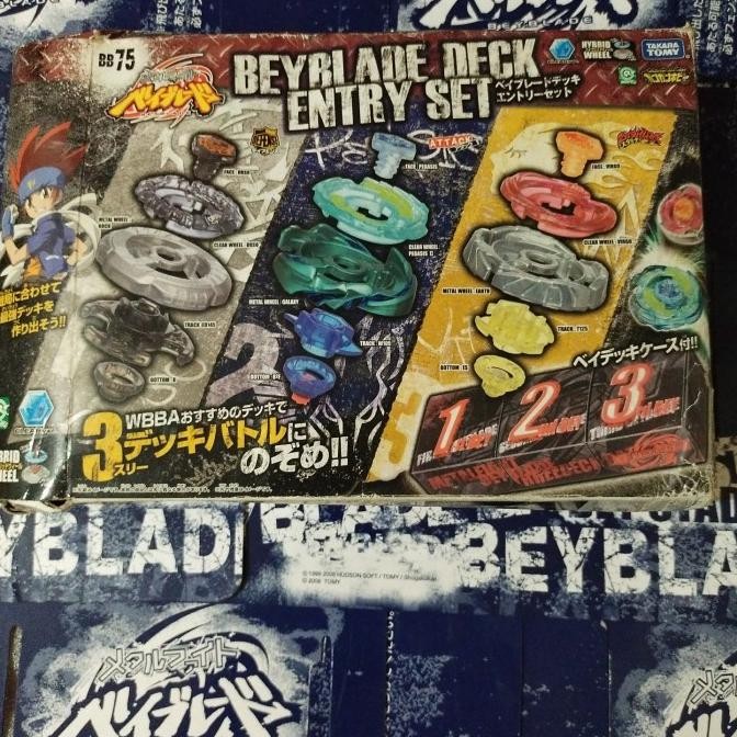 Jual New | Jual Bb 75 Beyblade Deck Entry Set Hybrid Wheel Original ...