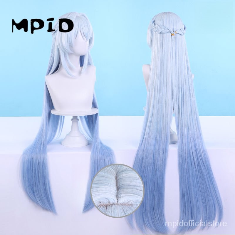 Jual 【MPID】1/3 Delusion Honor Of Kings Cosplay Luna Wig Biru Muda ...