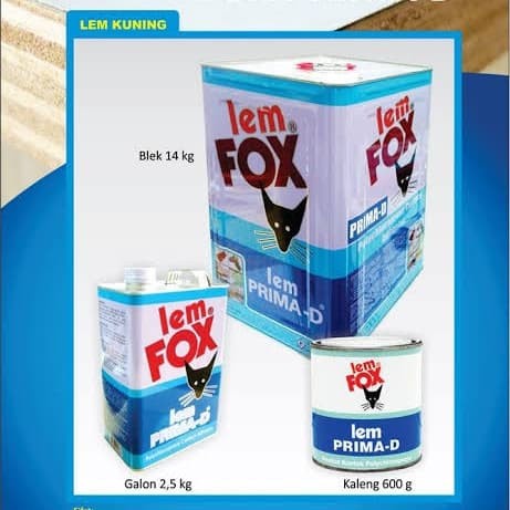 Jual Lem Fox Prima D Galon 2,5kg Gosend and Grab only | Shopee Indonesia