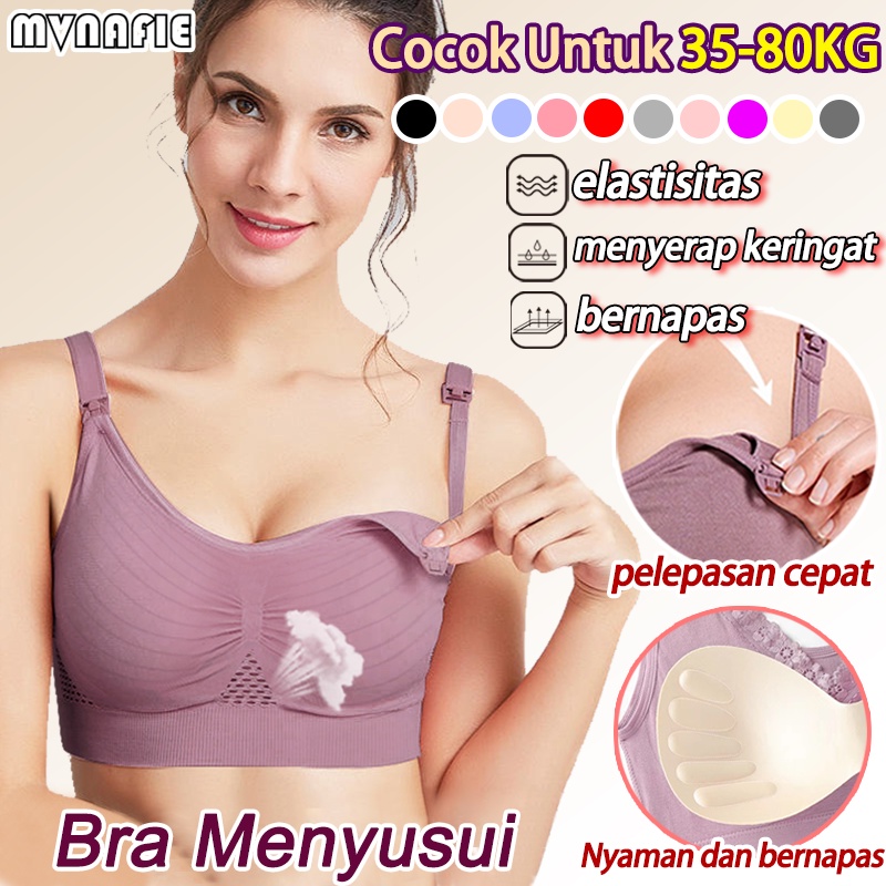 Jual Bra Menyusui Tanpa Kawat Kancing Depan Handsfree Breast Pump Wanita Hamil Postpartum ...