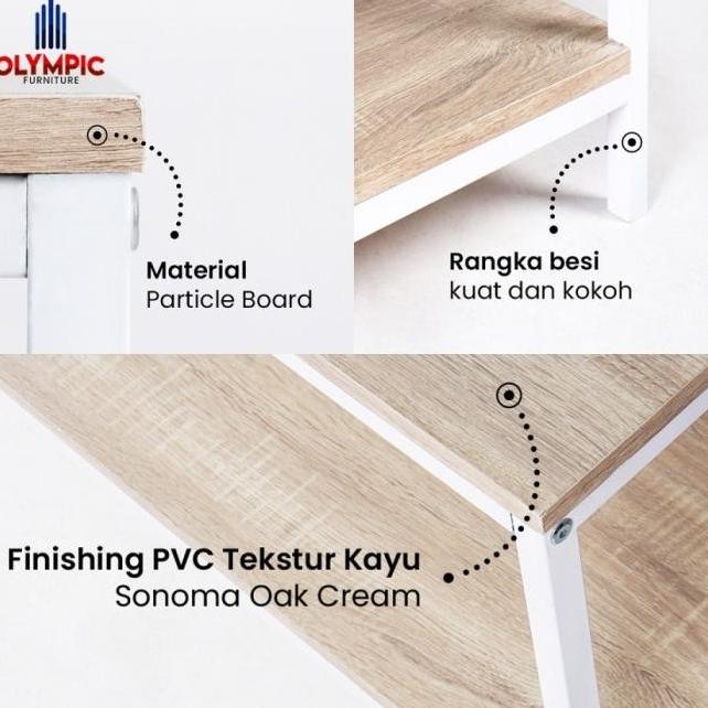 Jual Ns Olympic Coffee Table Ct Simpsons Meja Tamu Teras Kopi Rangka ...
