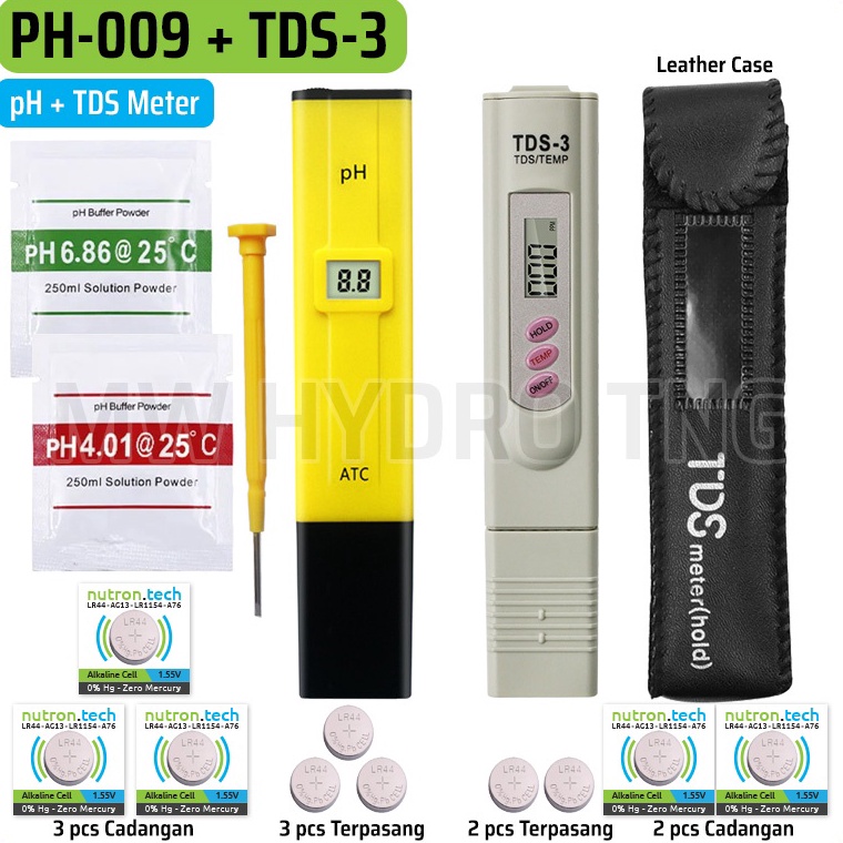 Jual HARGA TERMURAAH Paket PH Meter + TDS Meter | Shopee Indonesia