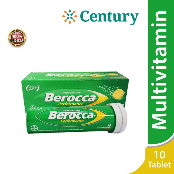 Jual Berocca Multivitamin B kompleks Rasa Jeruk 10 Tablet / Suplemen ...