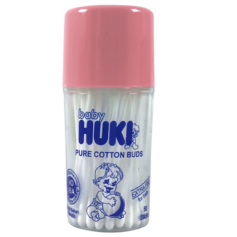 Jual Huki Baby Cotton Buds Extra Fine 50's | Shopee Indonesia