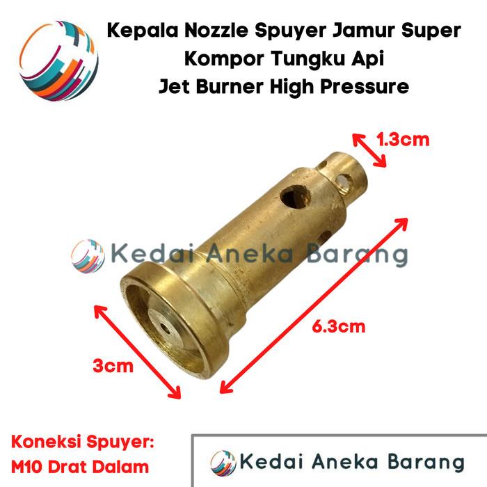 Jual Kepala Jamur Super Spuyer Kompor Burner Tungku Api High Pressure ...