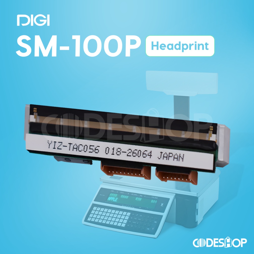 Jual Sparepart Headprint Timbangan Digital Digi SM100P SM320P Printhead ...