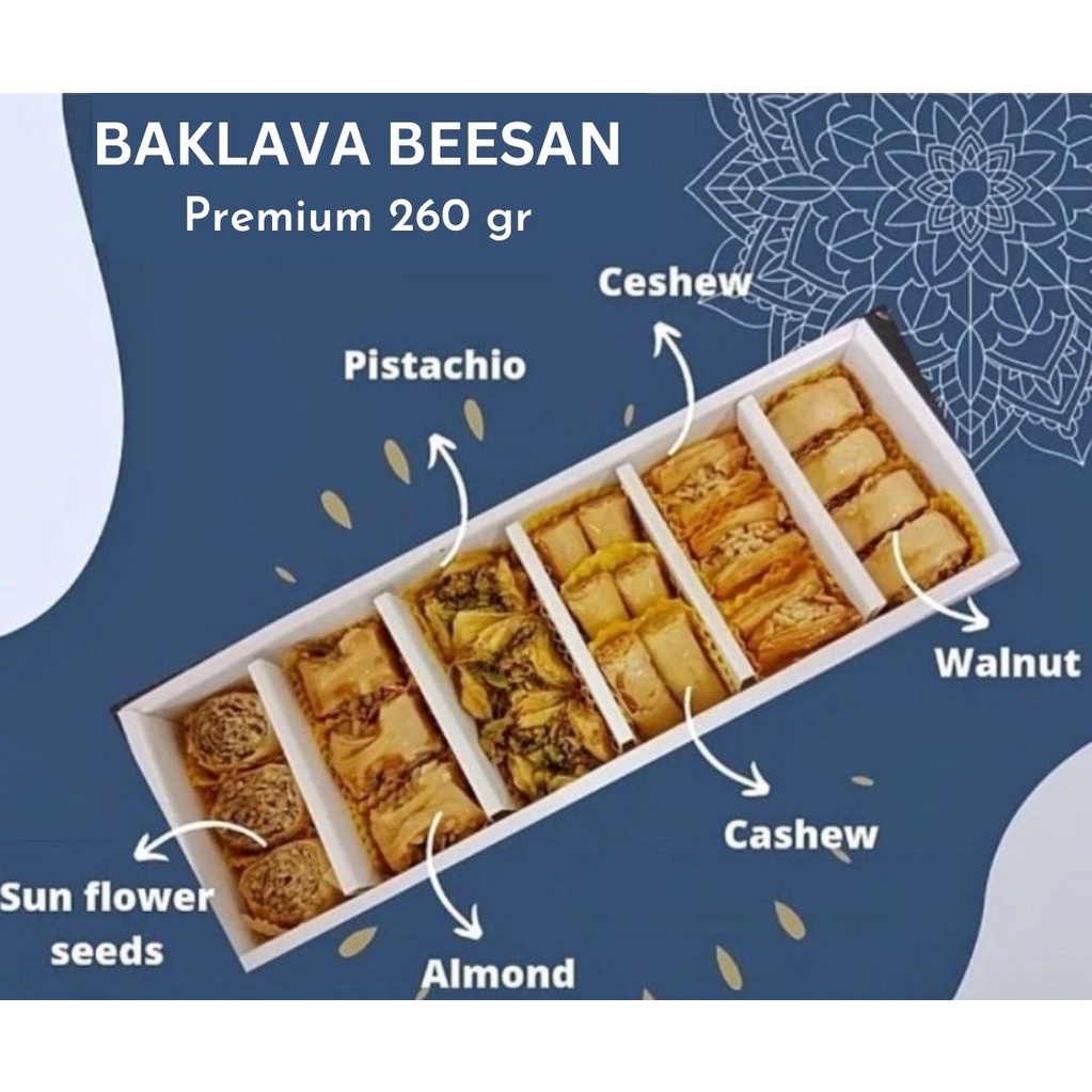Jual Beesan Baklava Calan Kuliner Khas Turki | Shopee Indonesia