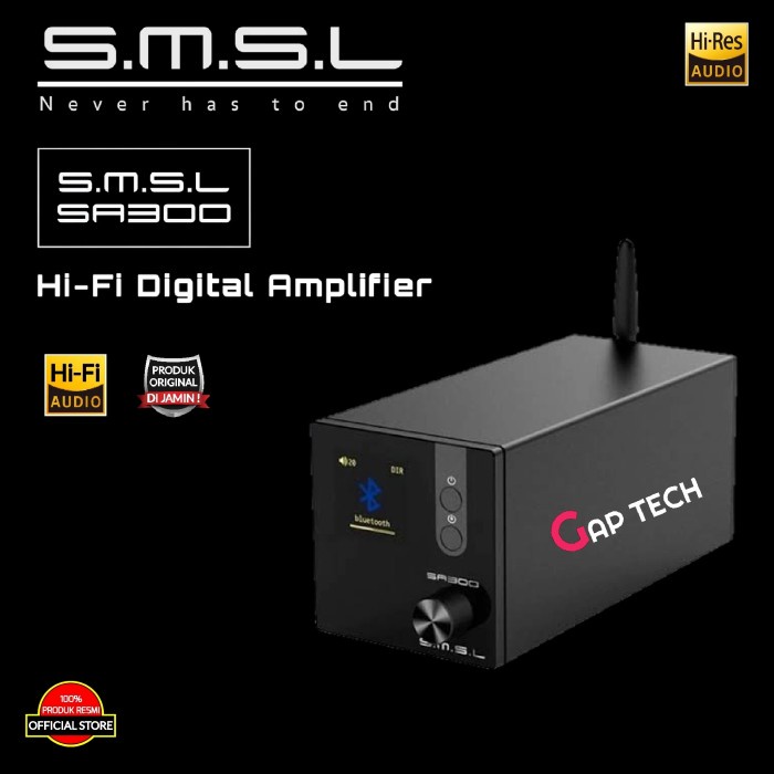 Jual S.M.S.L / SMSL SA300 / SA 300 Hi-Res Class D Digital Amplifier ...