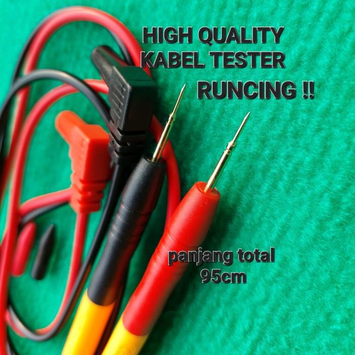 Jual KABEL TESTER JARUM LANCIP PIN KABEL MULTITESTER AVOMETER AVO ...